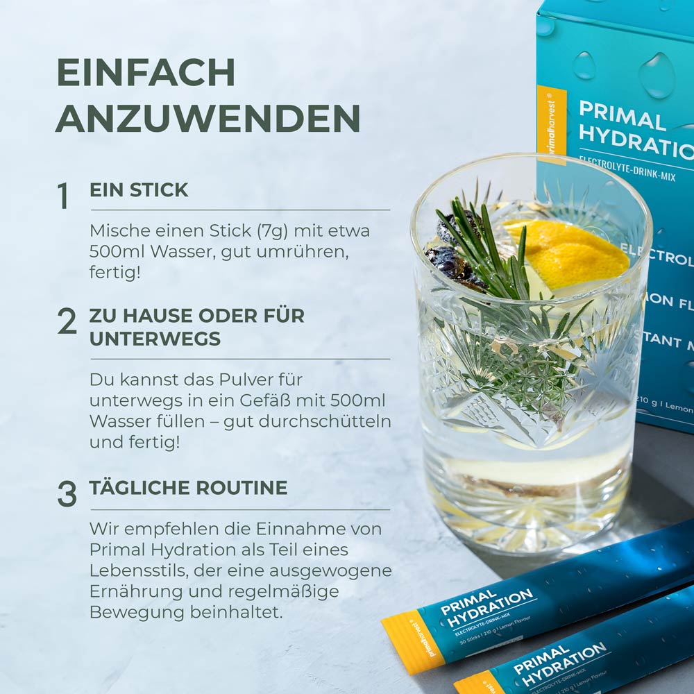 Primal Hydration Electrolyte mix with coconut water – Primal Harvest